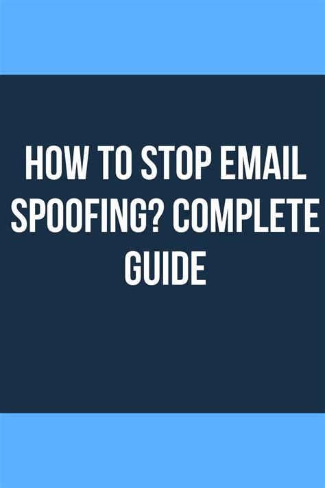 Email Spoofing Artofit
