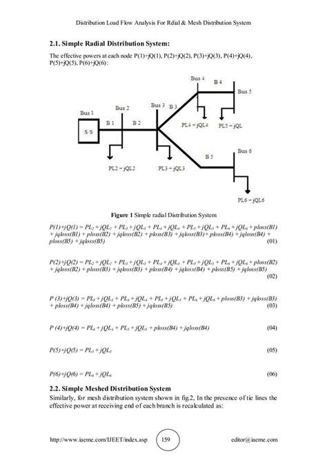 Distribution Load Flow Analysis For Rdial And Mesh Distribution System Pdf