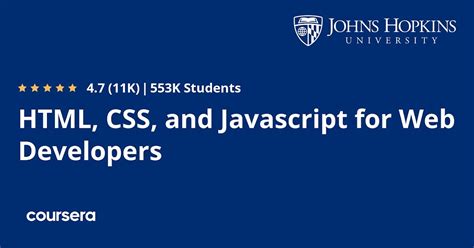 Html Css And Javascript For Web Developers Of Coding Assignments Coursera