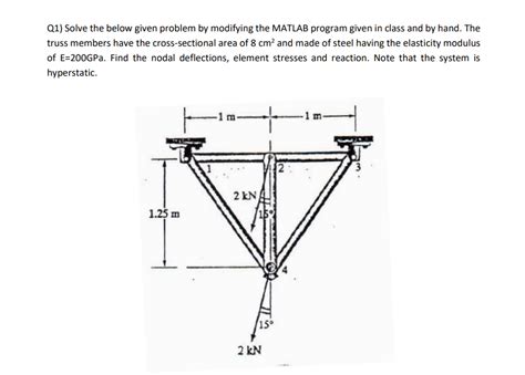 Solved Q1 Solve The Below Given Problem By Modifying The