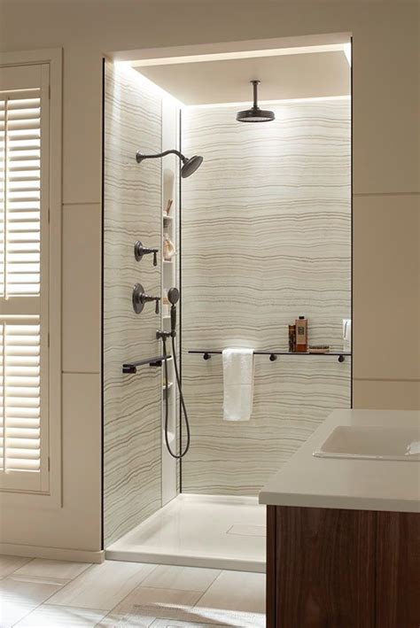 Luxury Shower Wall Panels Accessories And Storage System Bathroom