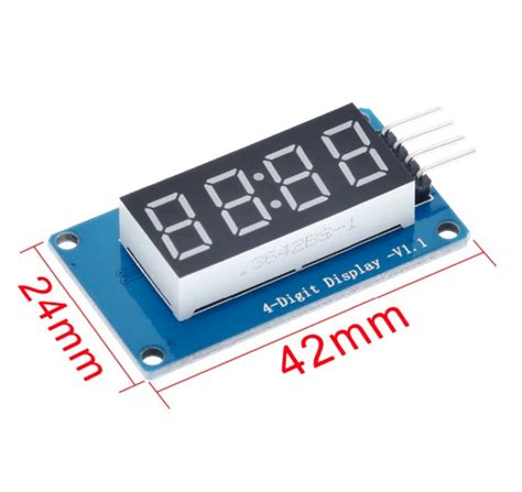 Módulo Display 4 Dígitos 7 Segmentos Tm1637 Instituto Digital