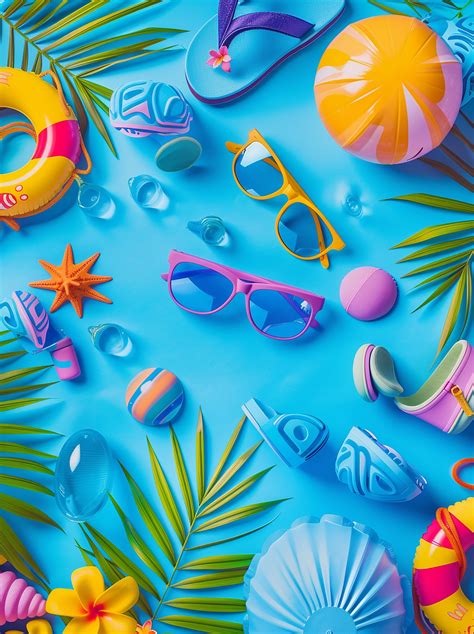 Download Ai Generated Sunglasses Sea Shells Royalty Free Stock