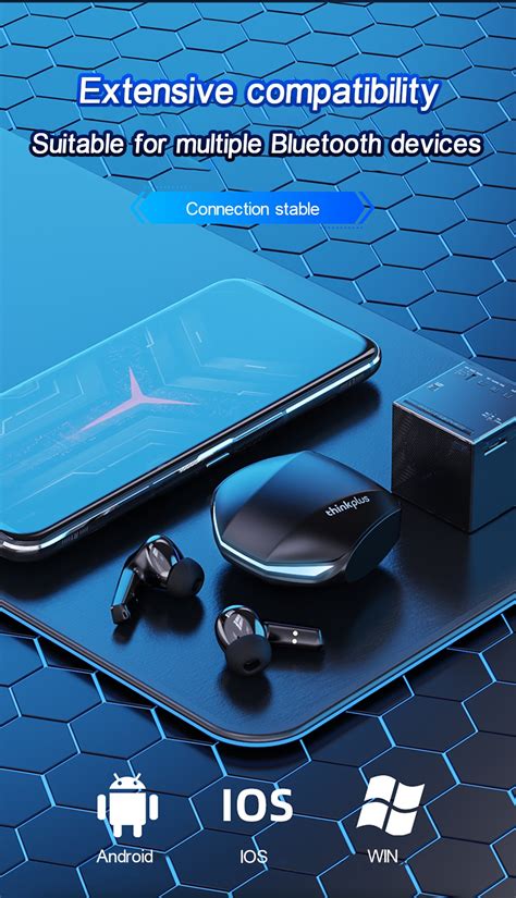 Lenovo Gm Pro Tws Gaming Wireless Earphones Bluetooth Low Latency Headset With Mic Gamer