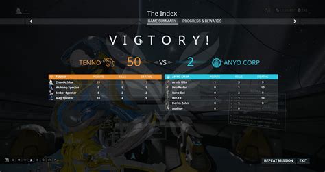 The Index Bug Mission Specific Warframe Forums