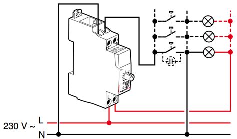 Schéma électrique Minuterie Electrique Minuterie Simple Cours