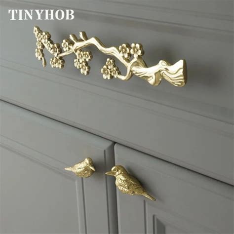 Brass Furniture Hardware New Knobs Dresser Cupboard Door Handles