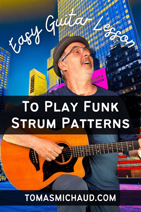 Funk Strumming On Acoustic Guitar Real Guitar Lessons By Tomas Michaud