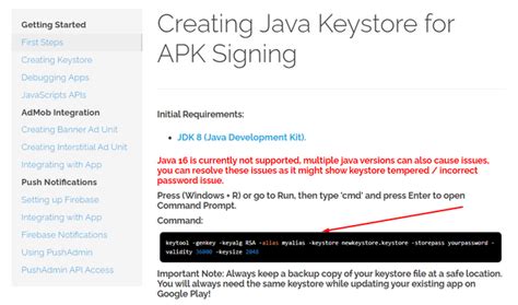 Cara Membuat Java Keystore Website 2 Apk Builder Dengan Command Prompt
