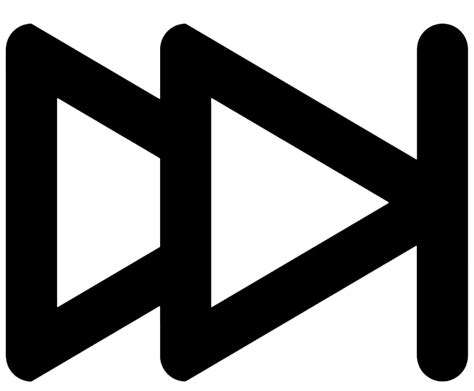 Black Fast Forward Button Png Image Png All
