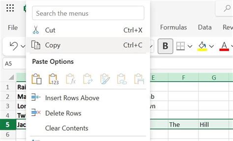 Excel에서 행을 바꾸는 방법단계별