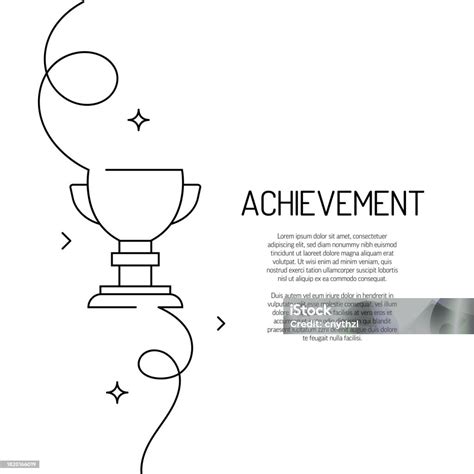 업적 아이콘의 연속 선화입니다 손으로 그린 상징 벡터 일러스트 레이 션 0명에 대한 스톡 벡터 아트 및 기타 이미지 0명