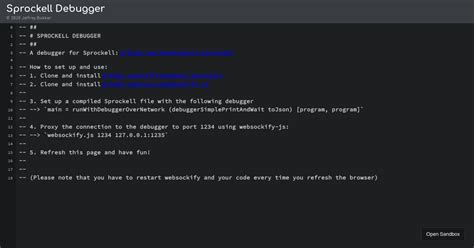 Sprockell Debugger Codesandbox