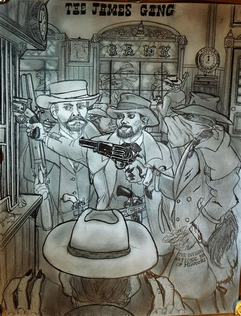 The James Gang Art By Mebarrarts Rwesternart