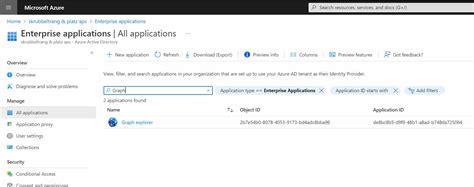 Cant Find Ms Graph Powershell Enterprise Application Easy365manager