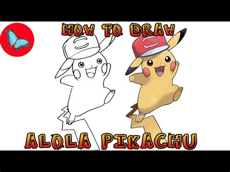 How To Draw Pikachu With A Hat