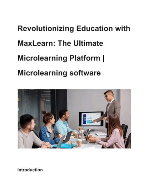 Boost Engagement And Retention With Maxlearns Microlearning Lms Pdf