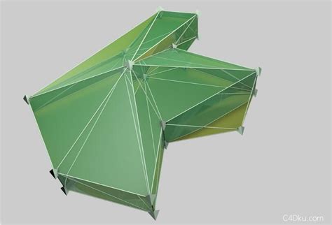 C4d静帧几何彩色创意图形3d资源下载 C4d库