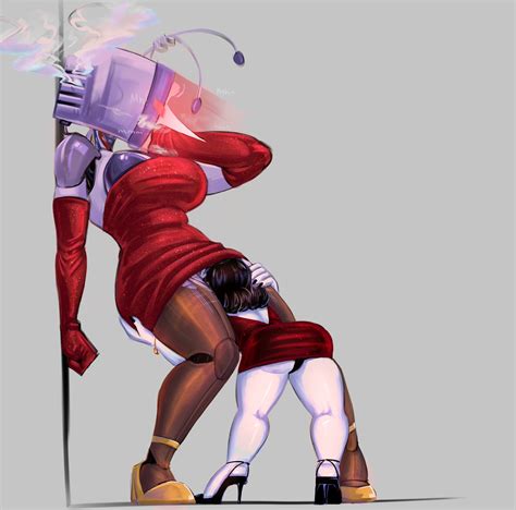 Rule 34 2025 2girls Against Wall Antennae Ass Blush Breasts Butt