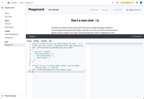 Playground Experiment With Rag Applications With Elasticsearch In Minutes Elasticsearch Labs