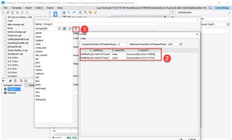Mongodbデータ接続 Finereport Help Document