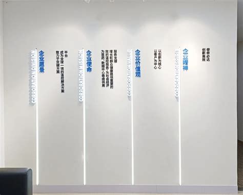 科技公司发光文化墙设计 企业荣誉墙产品展示墙合作伙伴墙制作 花瓣网