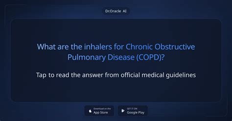 What Are The Inhalers For Chronic Obstructive Pulmonary Disease Copd