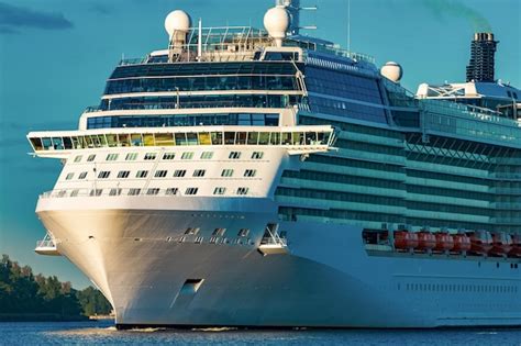 Premium Photo Ship Moored On Sea Against Sky