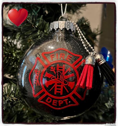 Fire Department Ornament Etsy