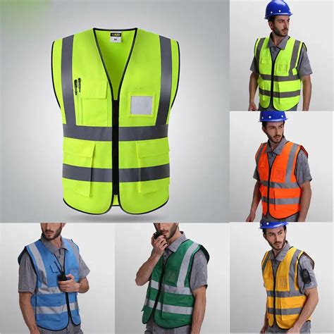 새로운 오토바이 사이트 높은 가시성 반사 조끼 안전 조끼 코트 영어 빨리고가 시성 재킷 Aliexpress