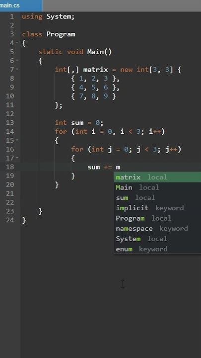 two dimensional array in c shorts c array2d youtube