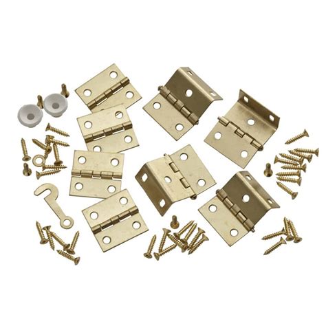 Builders Hardware Brass Shutter Hinge Kit Home Hardware