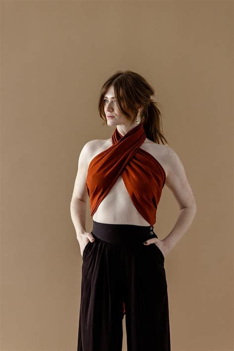 Rust Scarf Wrap Gem