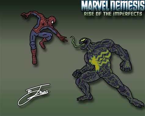 Spider Man Vs Imperfect Venom By Mrjhons900 On Deviantart