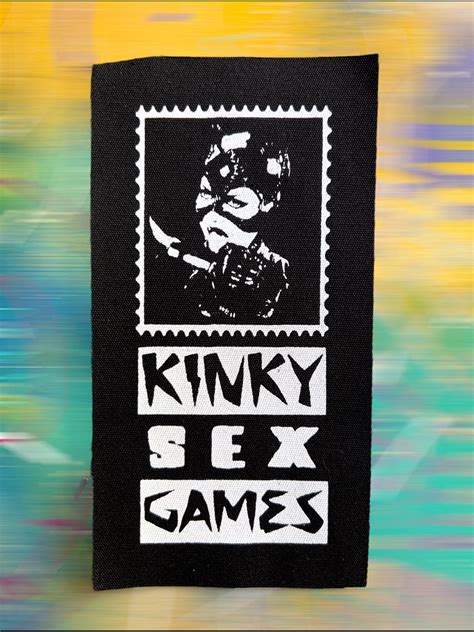 Kinky Sex Custom Silk Screen Patch Patch For Denim Patch For Leather