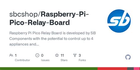 GitHub Sbcshop Raspberry Pi Pico Relay Board Raspberry Pi Pico Relay Board Is Developed By SB