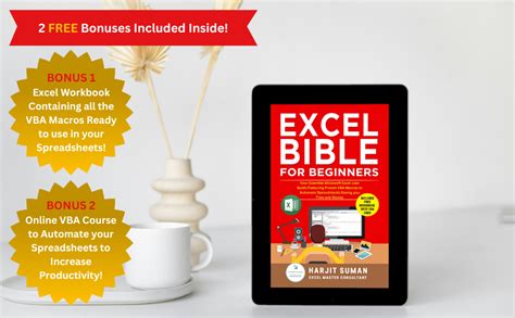 Amazon Com Excel Bible For Beginners Your Essential Microsoft Excel User Guide Featuring