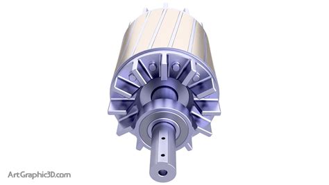 Induction Motor Stator And Rotor 3d Model Download