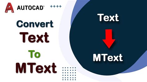 How To Convert Text To Mtext In Autocad 2022 Youtube
