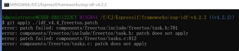 Idf V4 2 2 Adf Patch Failed · Issue 781 · Espressif Esp Adf · Github