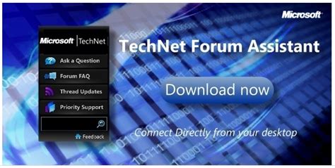 The Microsoft Platform Announcing The New Technet Forum Assistant