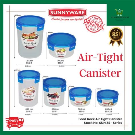 Air Tight Canister Container Lock N Lock Leak Proof Garapon No Leak Baunan Food Keeper Jar