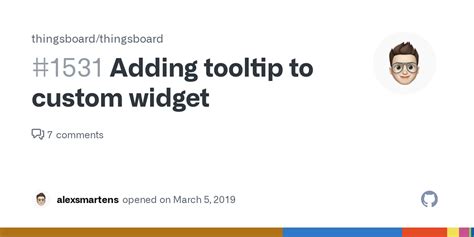 Adding Tooltip To Custom Widget · Issue 1531 · Thingsboardthingsboard