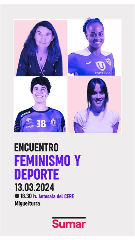 SUMAR Organiza En Miguelturra Un Acto De Feminismo Y Deporte MiCiudadReal Es