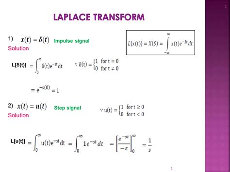 Laplace Transform Problems Ppt