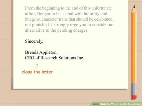 How To Write A Letter To A Judge 11 Steps With Pictures