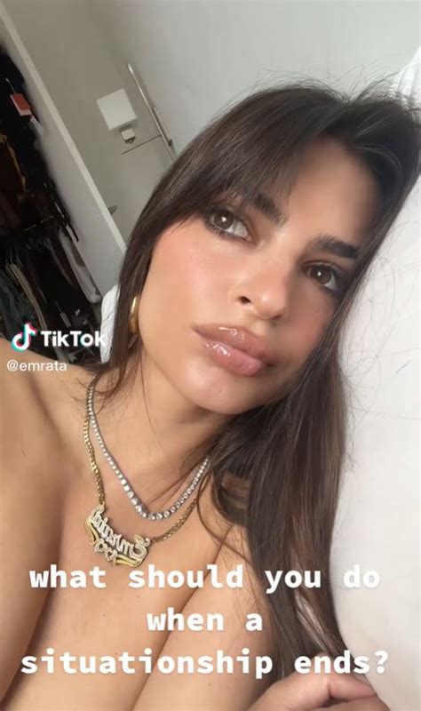 Emily Ratajkowski Hints Eric Andre Romance Over Days After Nude Snaps