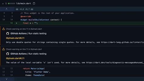 a github action to analyze your project s dart code