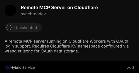Remote Mcp Server On Cloudflare Mc · Lobehub