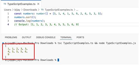 Sort A Number Array In Descending Order Using Typescript
